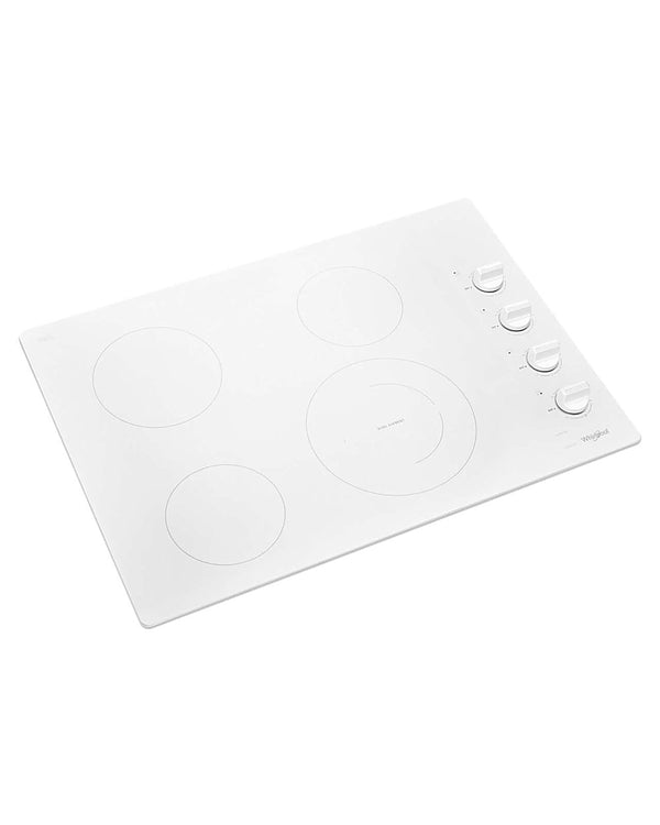 WHIRLPOOL WCE55US0HW 30-inch Electric Ceramic Glass Cooktop - ED Supply